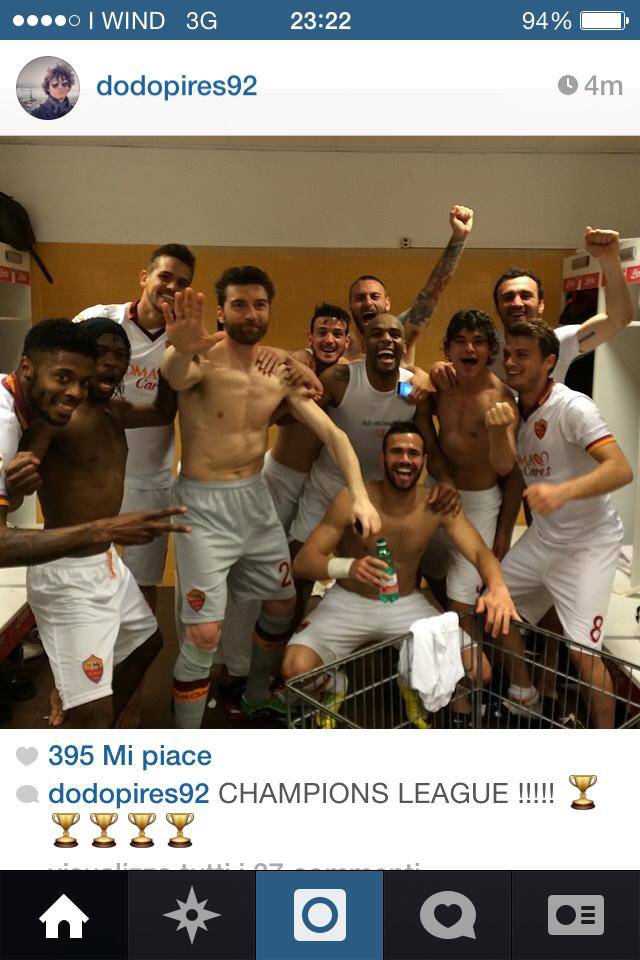 INSTAGRAM Dodò e compagni festeggiano l'ingresso in Champions (FOTO)