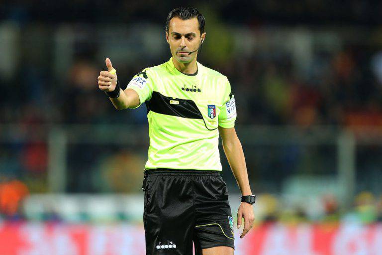 Roma-Frosinone, l'arbitro sarà Marco Di Bello: ecco i precedenti